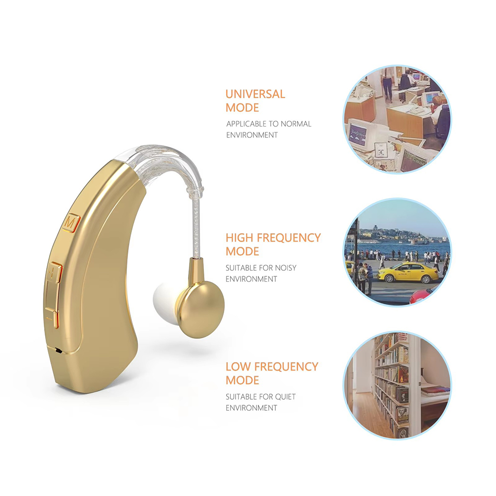 Digital Invisible Behind-the-Ear Class II Hearing Aids Elders Genuine ...