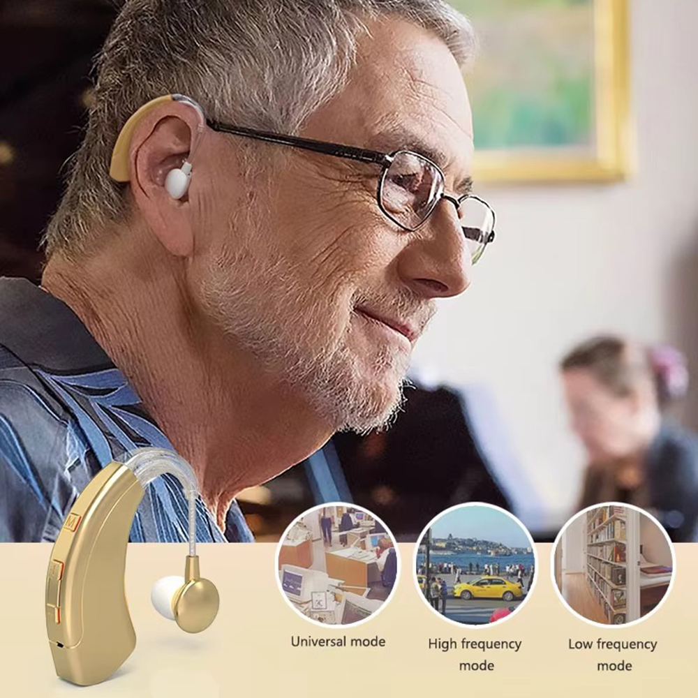Digital Invisible Behind-the-Ear Class II Hearing Aids Elders Genuine ...