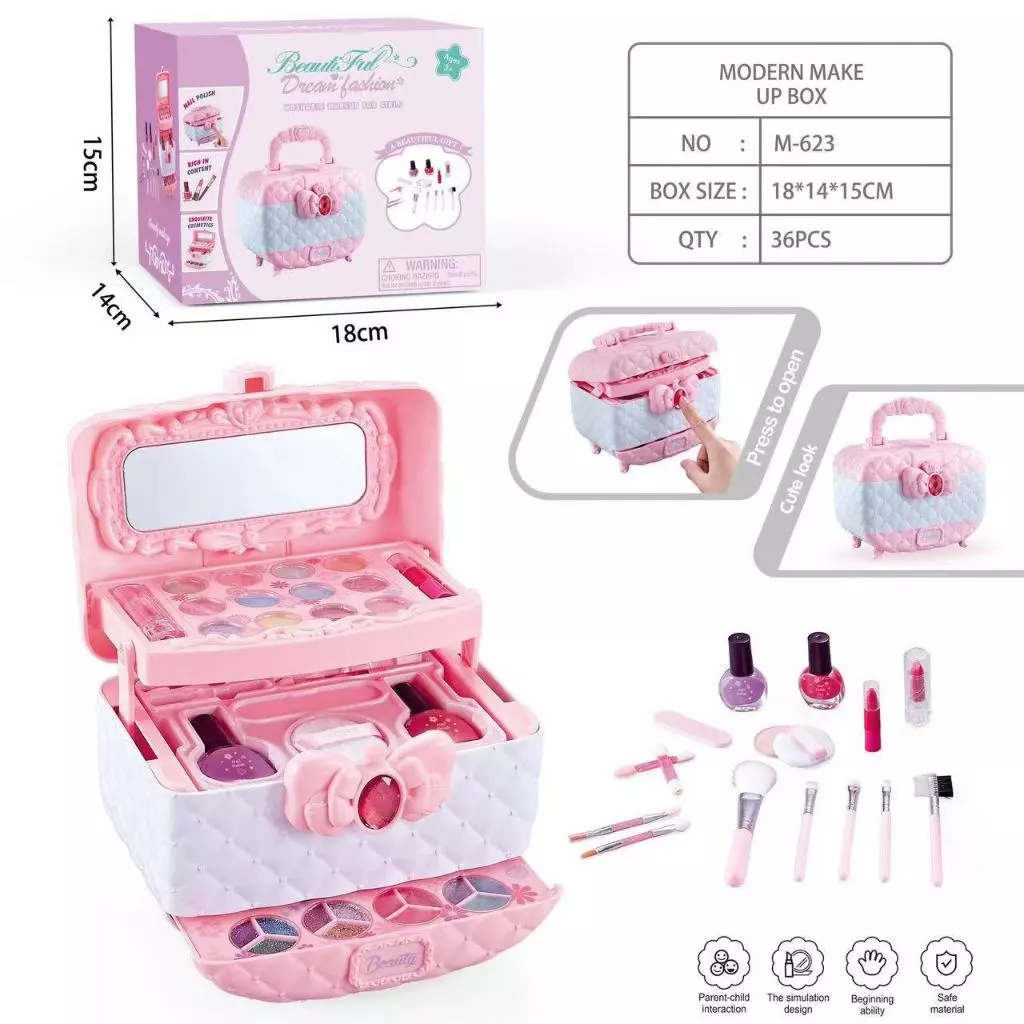 Kids Mini Make up set for your little girls 32pcs Washable kids safe ...