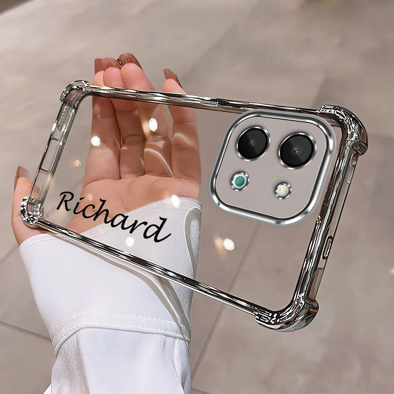 Xiaomi Redmi 15C POCO C85 Name Custom Case Artistic Design Casing Candy ...