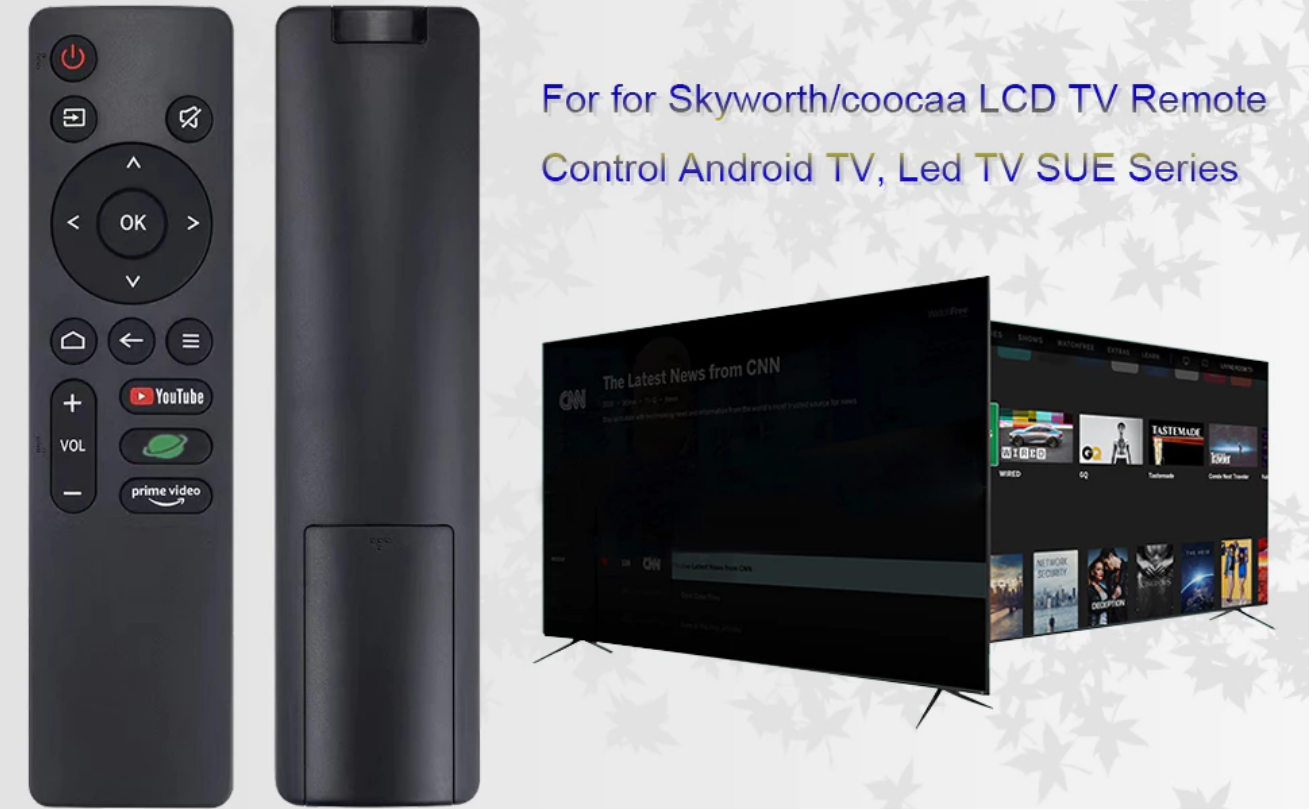 Universal Remote Suitable for CooCAA/Skyworth LCD TV Remote Control Smart TV, Android TV, Led TV ...