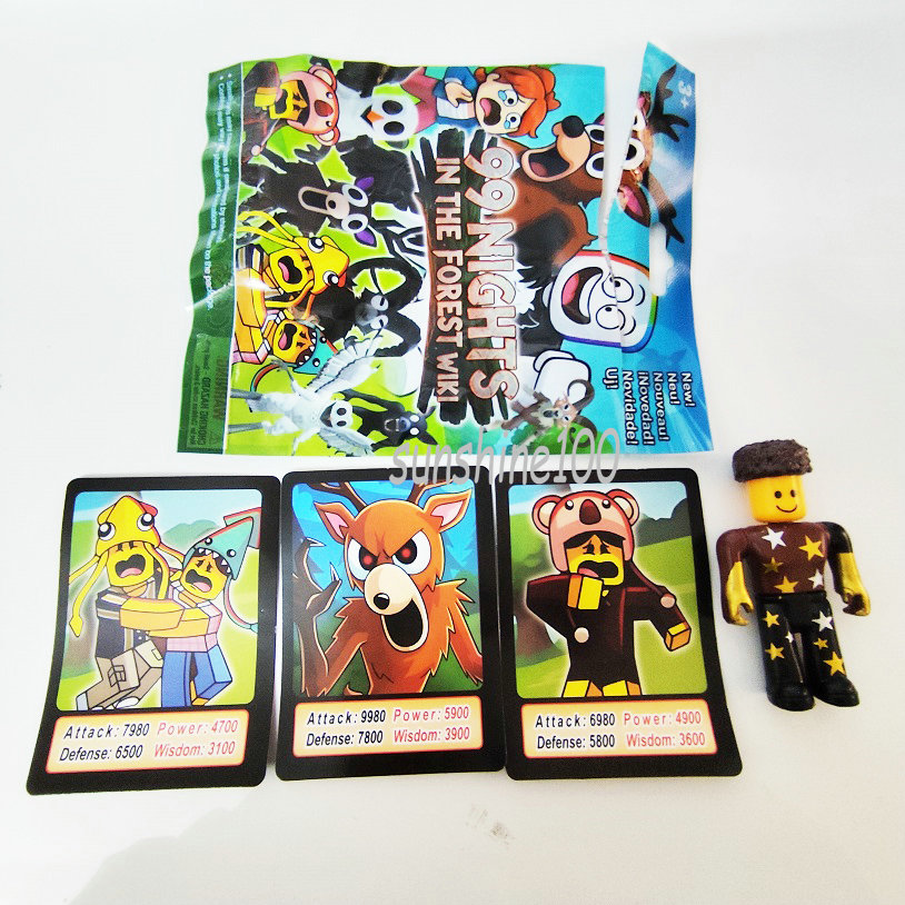 1Pack 99 Nights In the Forest Figure Card Toy Model Doll Horror Game ...