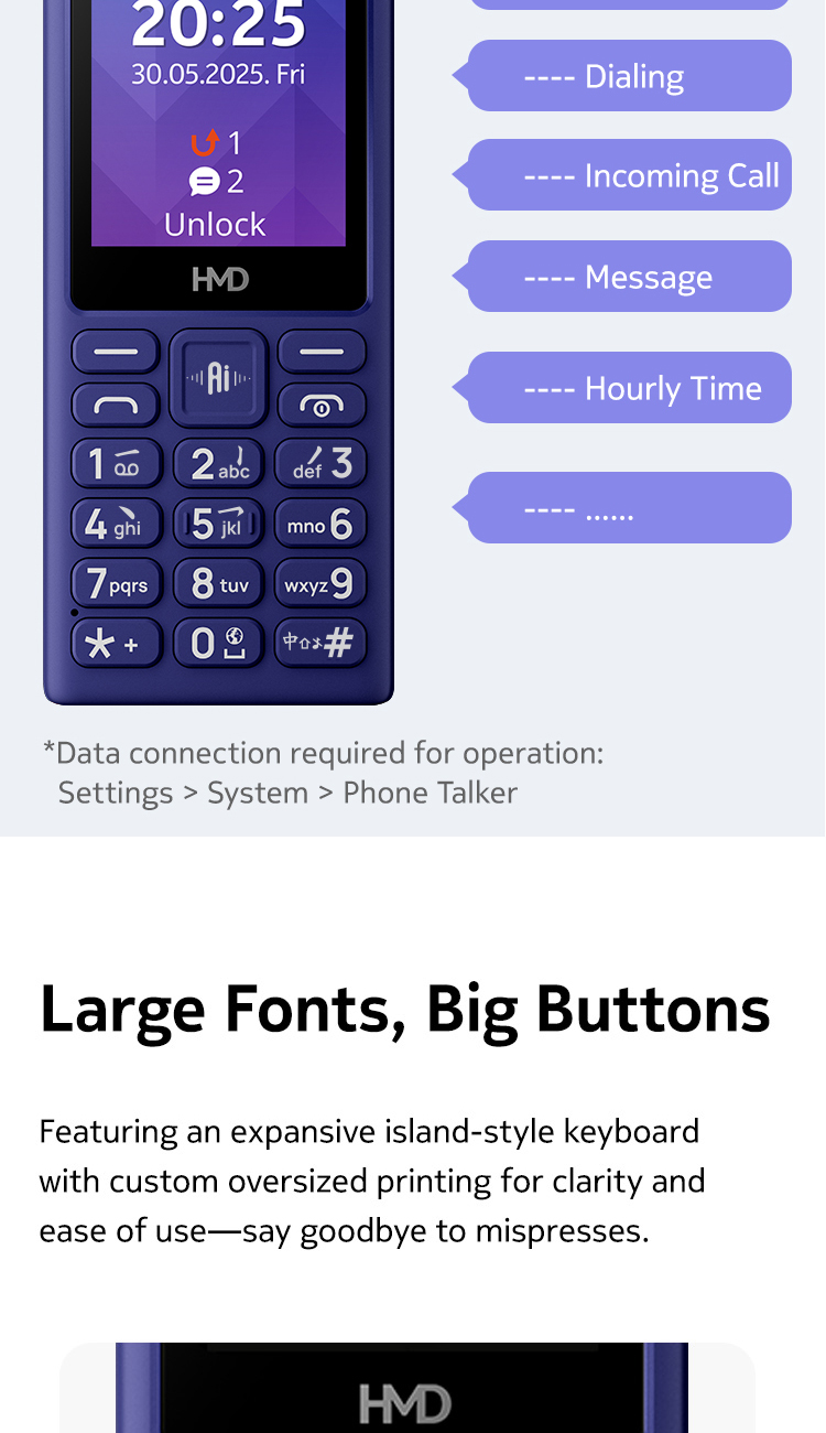 New HMD 102 4G Basic Keypad Phone With Camera Dual LED Torch MP3 Dual ...