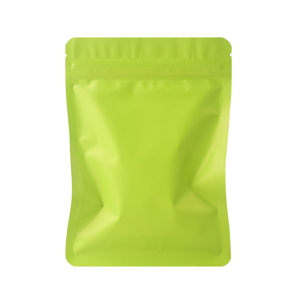 50 Opaque Foil Stand Up Pouches - Matte White Self-Sealing Bags for ...