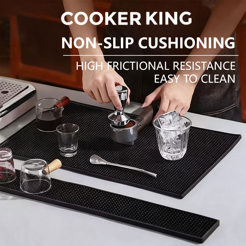 COOKER KING Bar Countertop Soft Rubber Mat/Silicone Anti-slip Heat ...