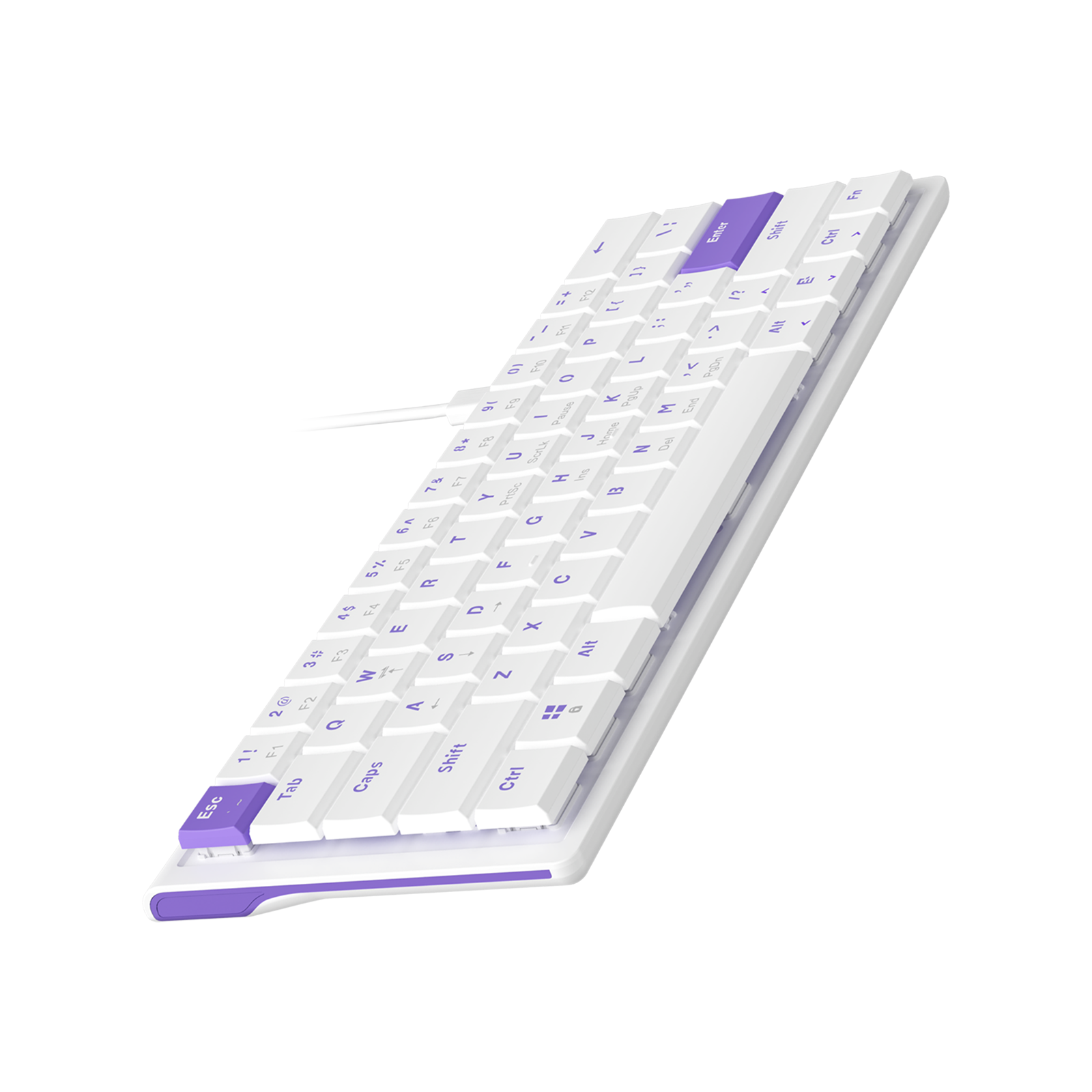 AJAZZ NKL61 Membrane numpad keyboard with Low-profile Red Switches Two ...
