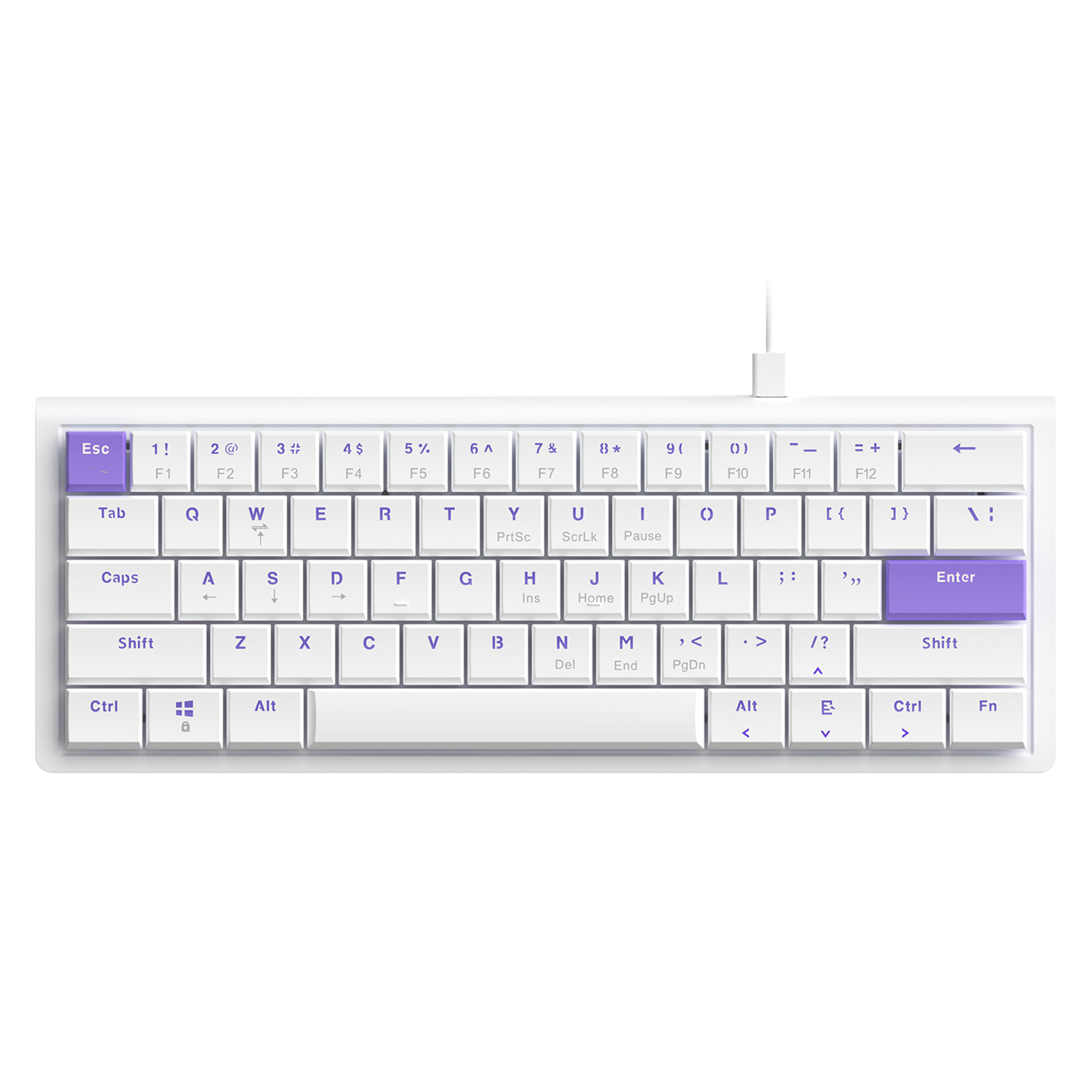 AJAZZ NKL61 Membrane numpad keyboard with Low-profile Red Switches Two ...