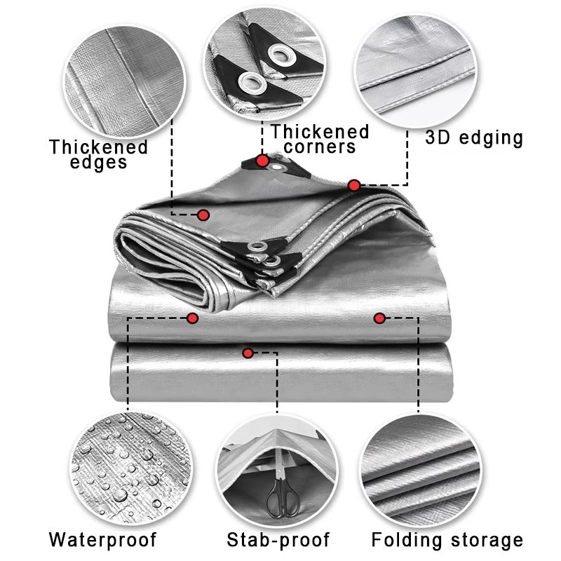 Trapal waterproof makapal Outdoor Tolda Tarpaulin trapal(with holes ...