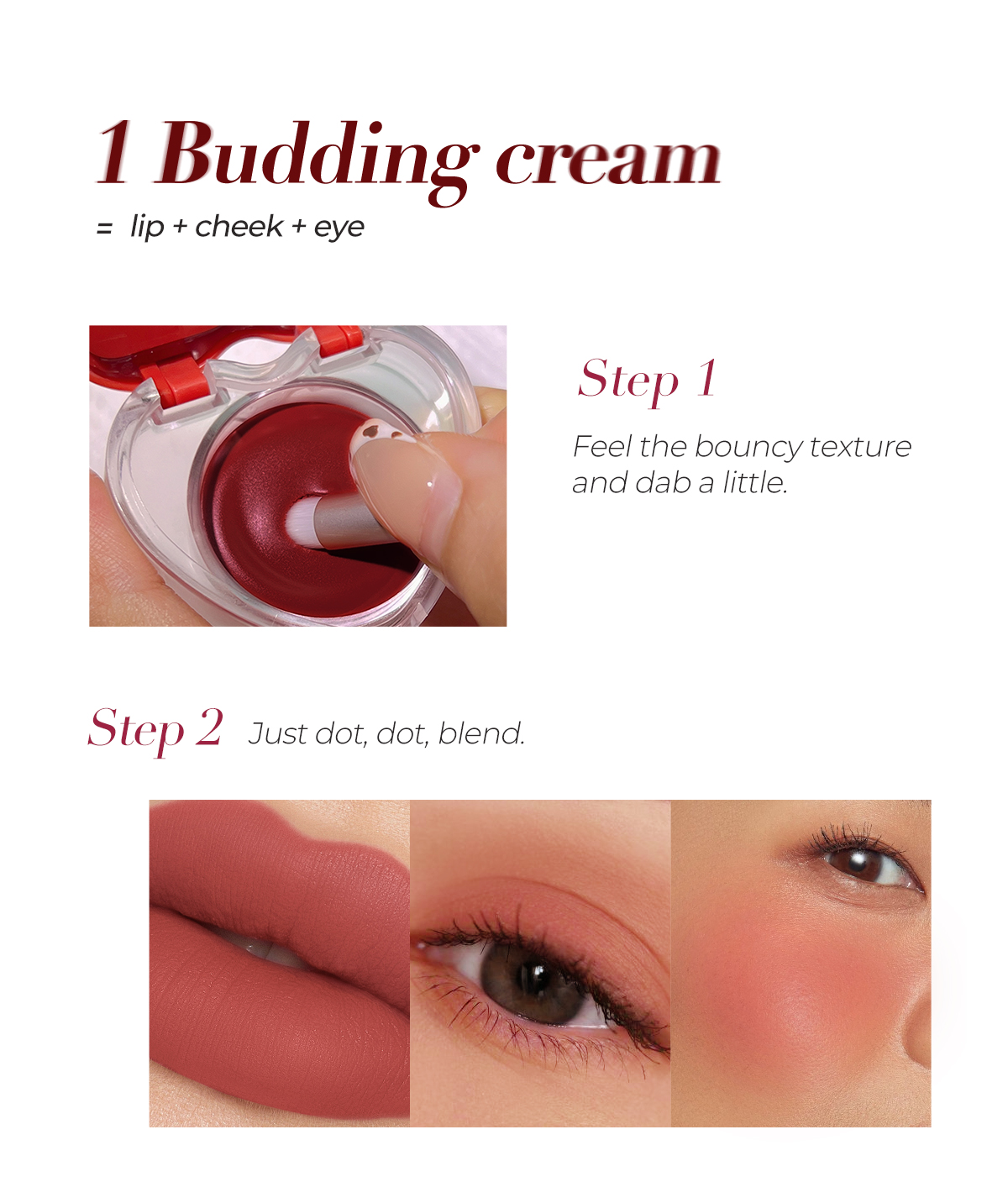 Sace Lady Blur Lip Pudding Cream Matte Lipstick Long-Lasting Velvet Lip ...
