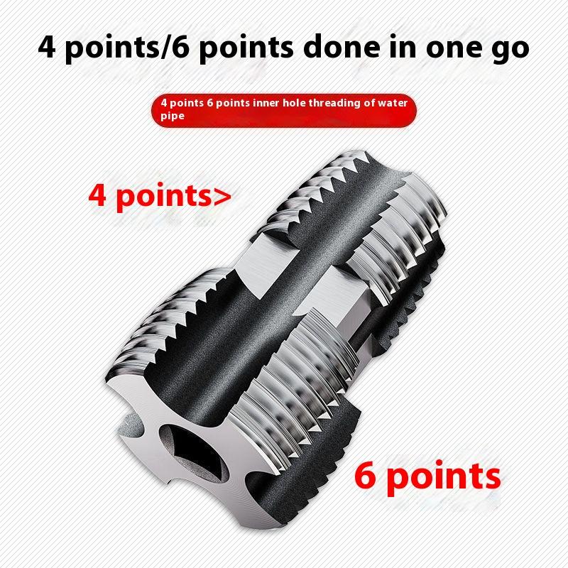 [HOT] Integrated Internal & External Pipe Dual Head Threading Tool For ...