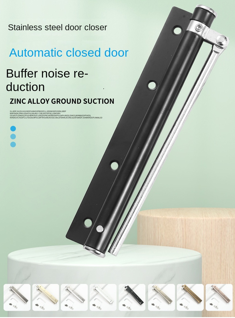 One Piece Stainless Steel Automatic Door Closer for Hotel Use and Home ...