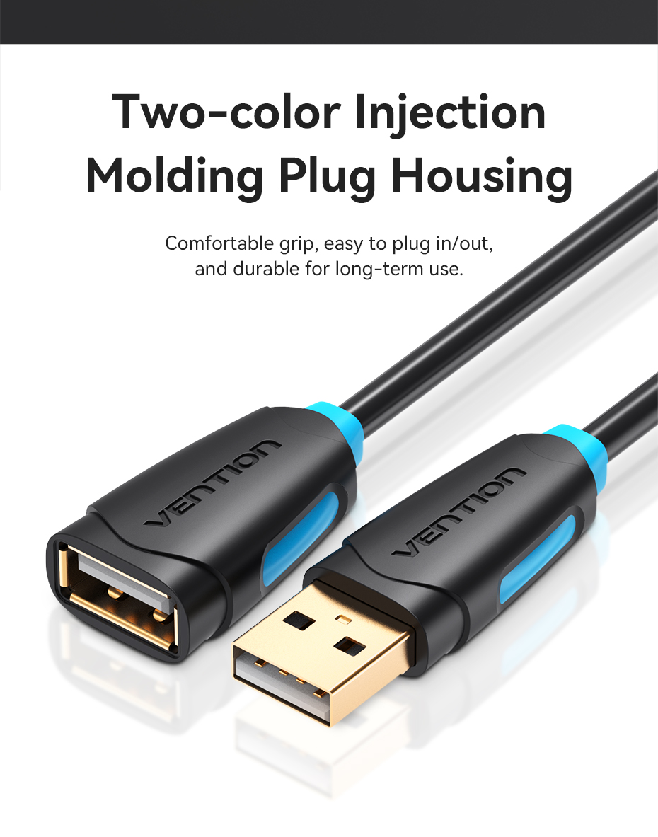 Vention USB Extension Cable Male to Female USB 2.0 3.0 Extension Cord ...