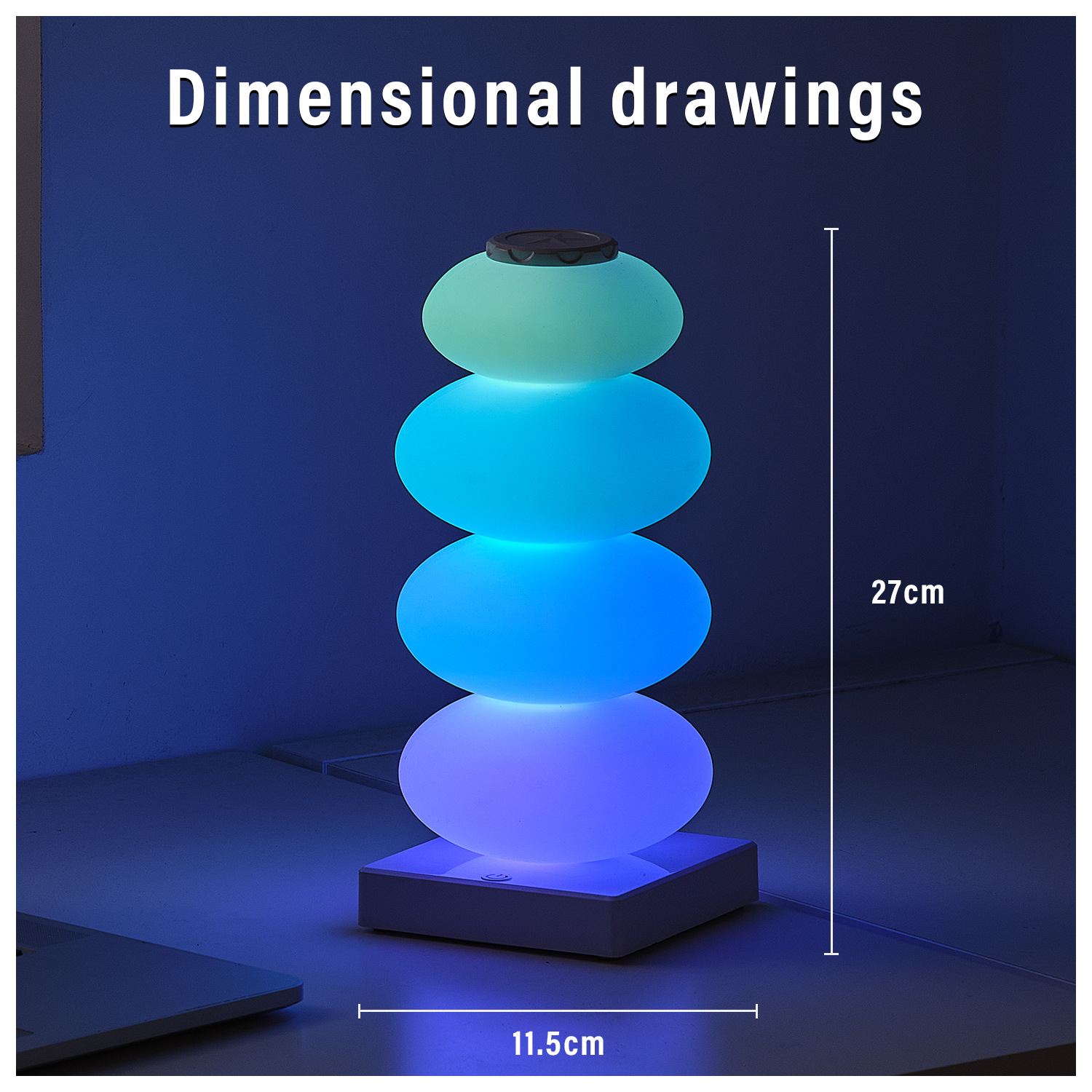 RGB Dimming Atmosphere Light | Minimalism Decorative Table Lamp ...
