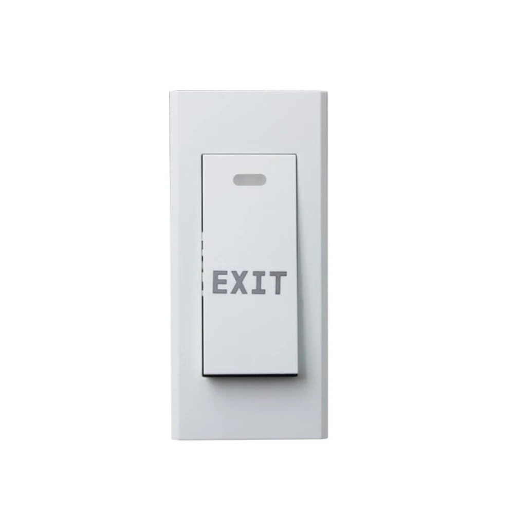 Narrow Exit Button NO/NC/COM Wall Mount Exit Button Push Door Release ...