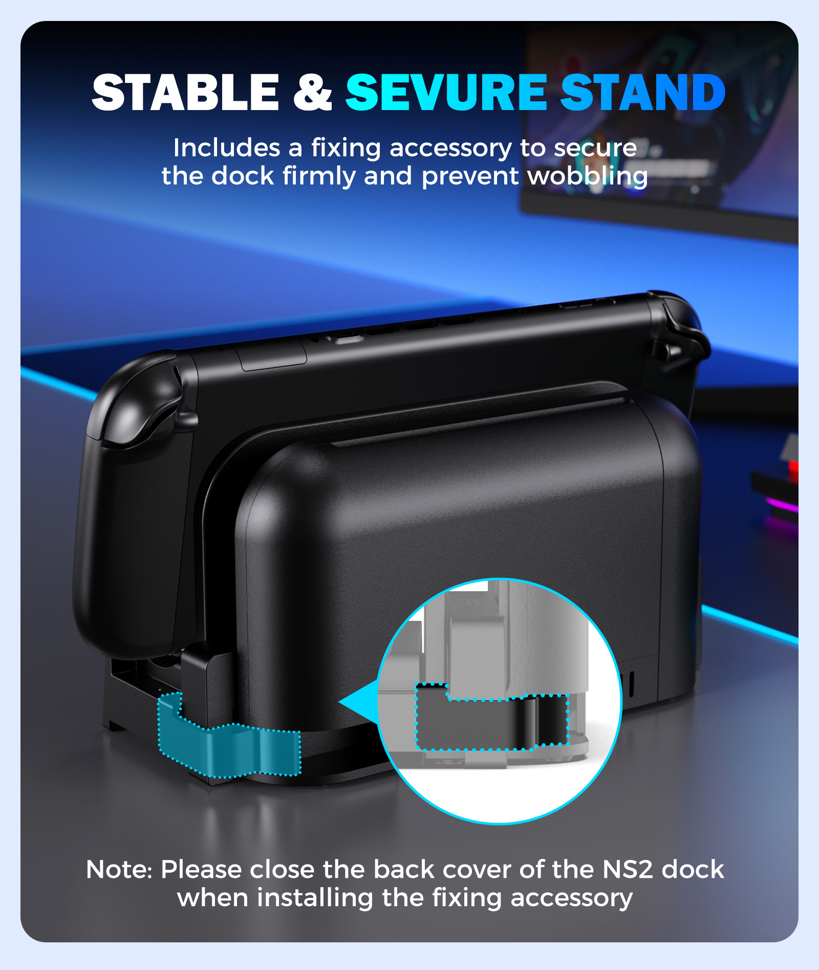 IINE VIDEO DOCK EXTENSION STAND FOR NS2/Supports screen casting ...