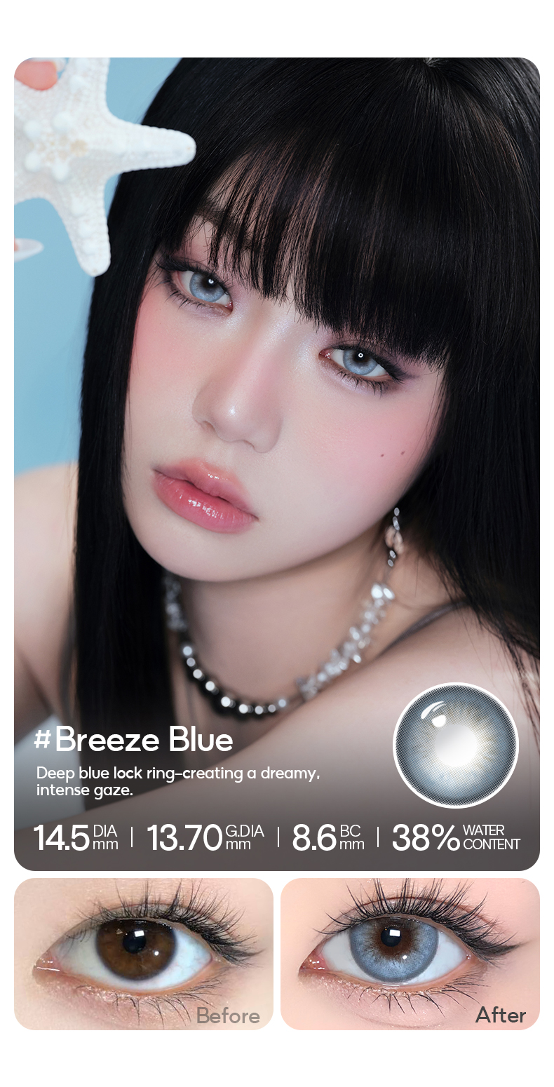 Kilala Color Contact Lens AI Girl Series Jade Green/Pearl Grey/Amber ...