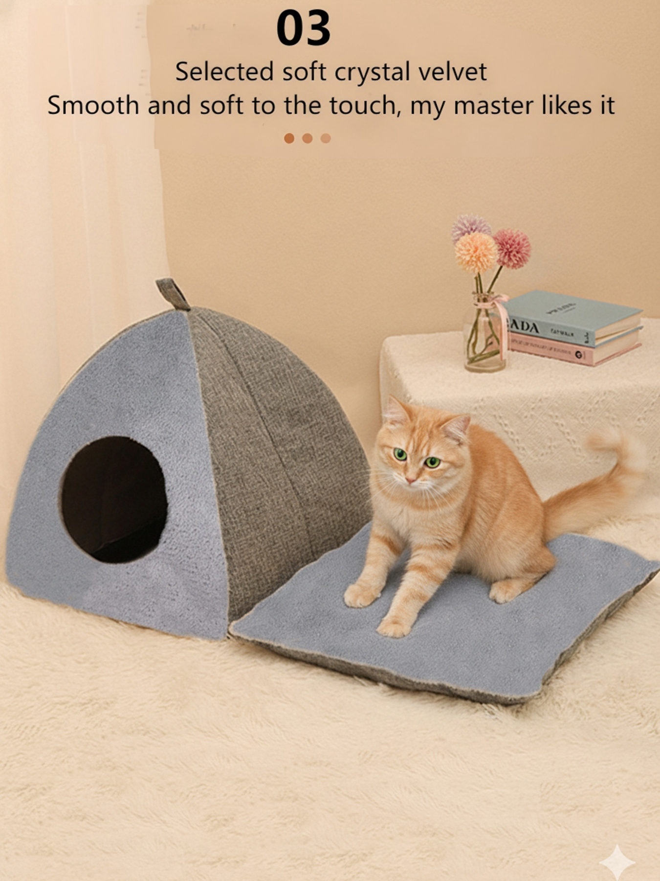 Lifestyle-Cross-border hot-dog cat house, warm, suitable for all ...