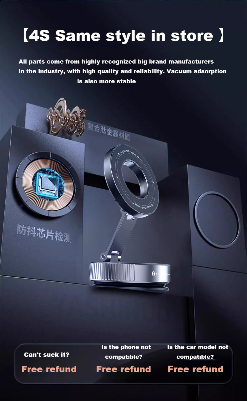 Car Phone Holder 2025 New Vacuum Suction Folding Car Screen Navigation ...