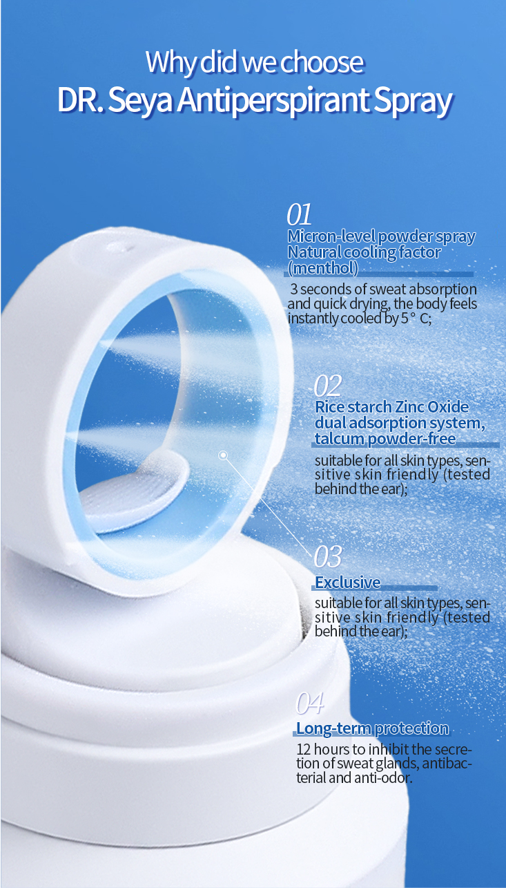 Deodorant Extra Bright Anti-Perspirant Serum Spray Gentle Deodorant ...