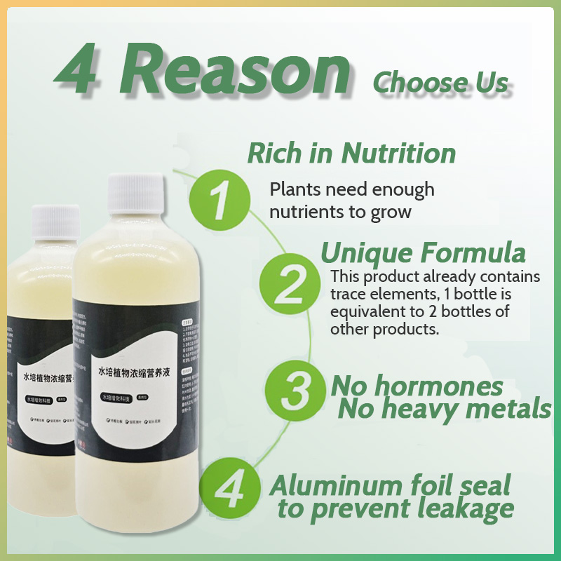 Hydroponic Solution 300ml Plant Growth Promoter Hydroponic Nutrient ...