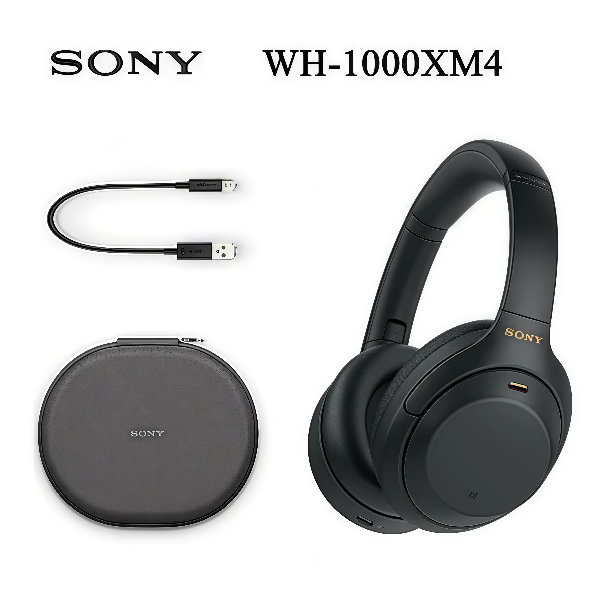[UPGRADED] Sony WH-1000XM4 Over-Ear Headphones – Adaptive Sound Control, Multipoint Connection ...