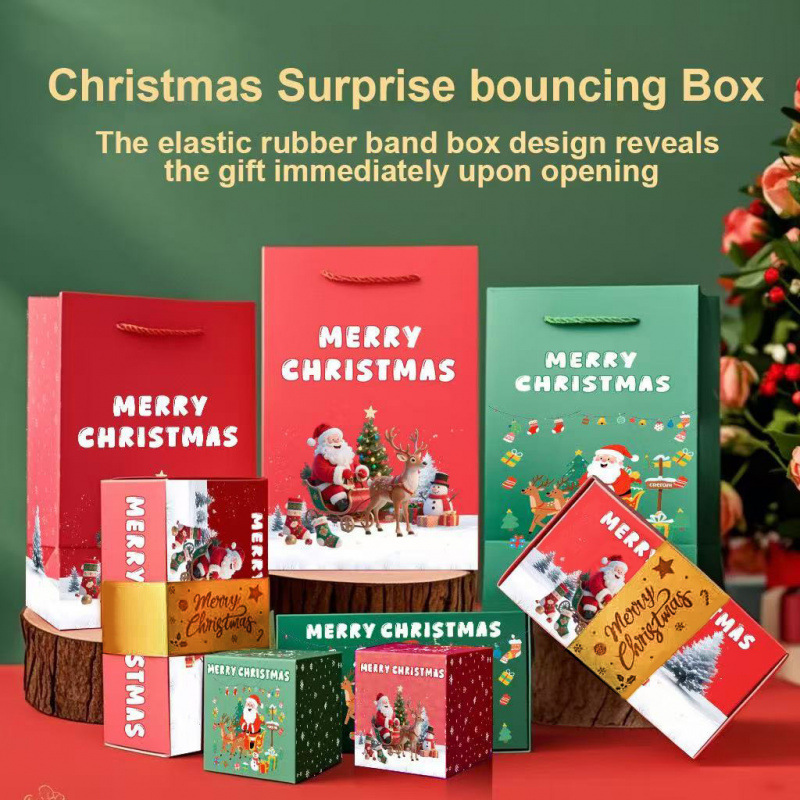 Christmas Gift Box Diy Folding Paper Boxs Money Pop Up Birthday Wedding ...