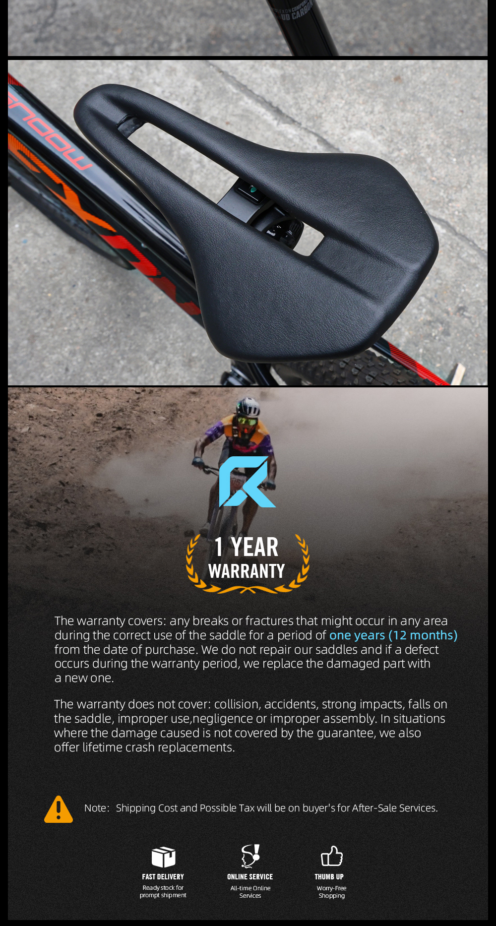 RYET Ultralight Full Carbon Bike Saddle Leather Surface OVAL 7x9mm ...