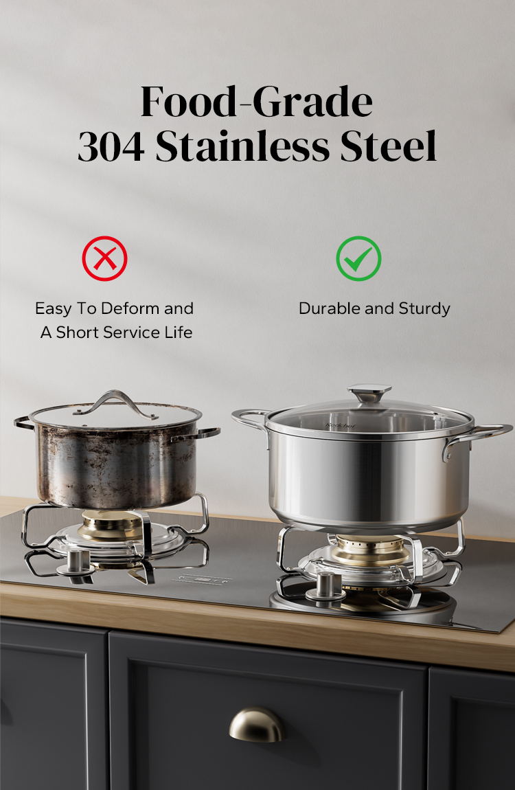 Redchef 6/7 Piece Stainless Steel Cookware Set is PFAS PTFE and PFOA ...
