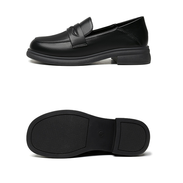 DUSTO Shoes for Women Loafers French Flat Small Leather Shoes ...