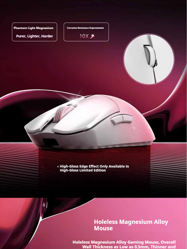 WLMOUSE HUAN Series Magnesium Alloy Lightweight PAW3950 Wireless ...