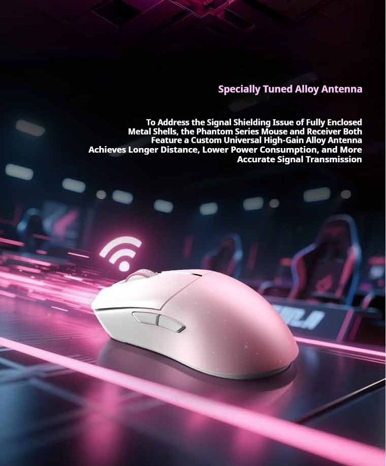 WLMOUSE HUAN Series Magnesium Alloy Lightweight PAW3950 Wireless ...