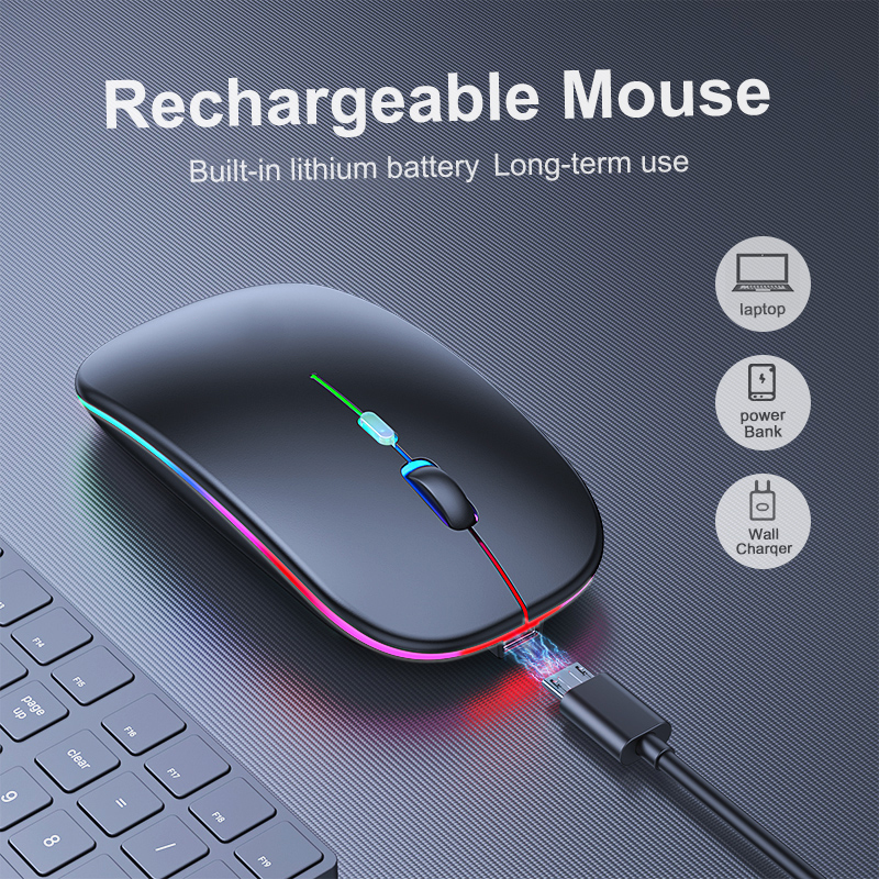 Dual-Mode Wireles Lightweight Gaming Mouse | Bluetooth 5.0 & 2.4Ghz ...