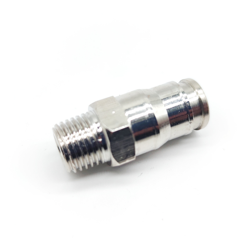 1/4'' NPT Brass Male Thread Straight Garden Water Connector Eco ...