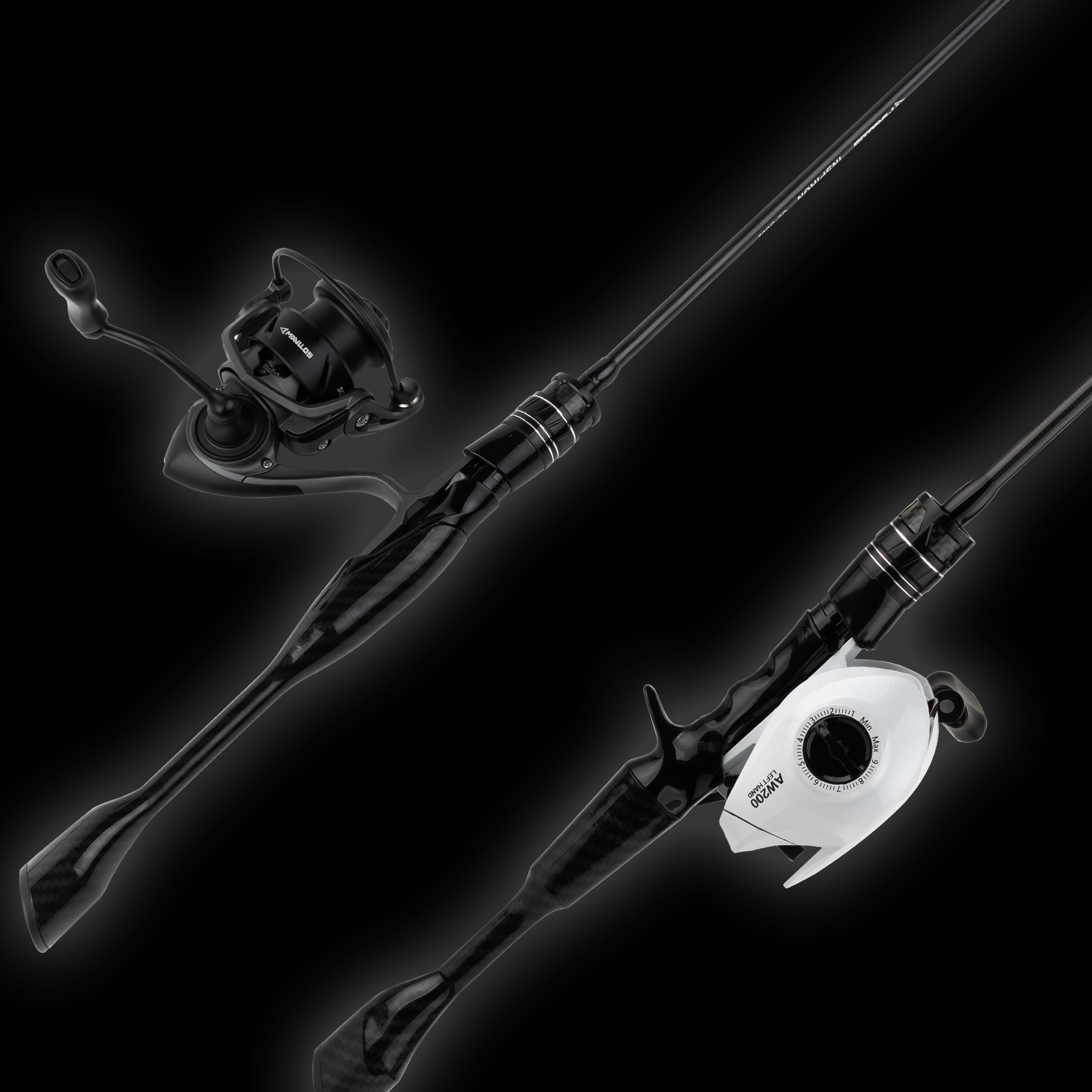 Mavllos INSPIRON Ultra Light Fast Action Travel Spinning/Casting Rod ...