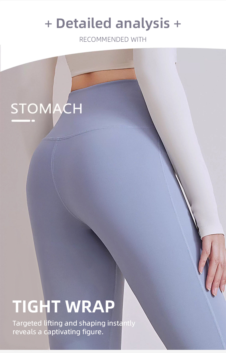 FUYOGI Flare Leg Yoga Pants High Waist Hip-lifting Breathable ...