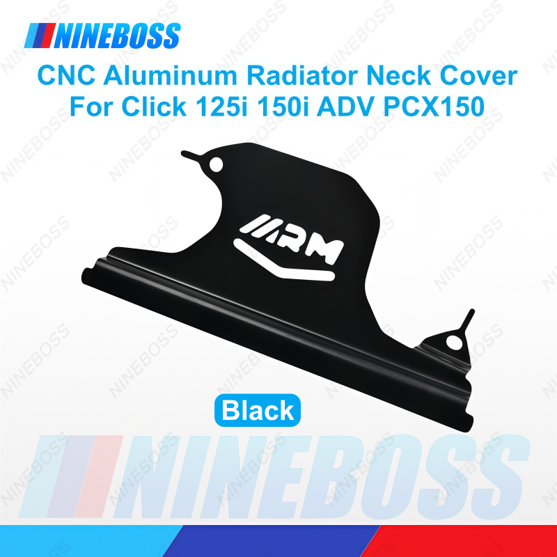 Full CNC Aluminum Radiator Neck Cover For Honda Click123 Click150 ...