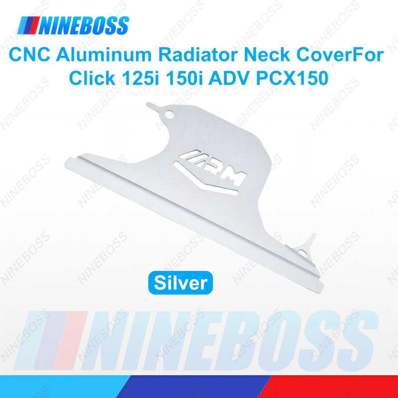 Full CNC Aluminum Radiator Neck Cover For Honda Click123 Click150 ...