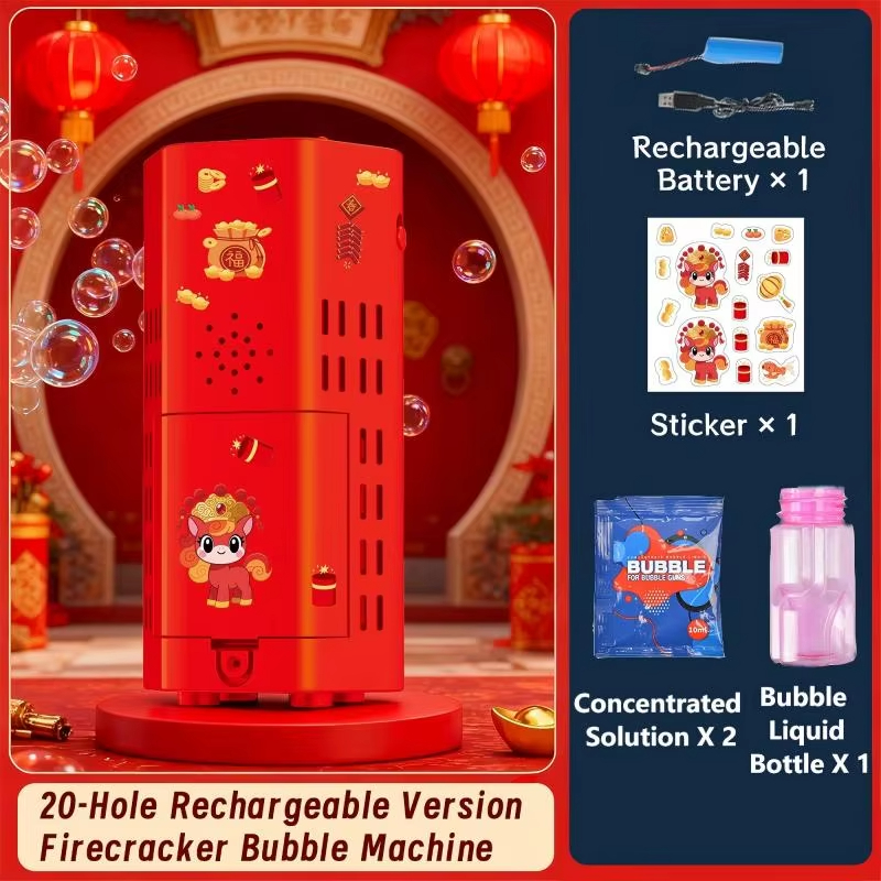 [Local Stock] 2026 New Automatic Firework Bubble Machine Blowing ...