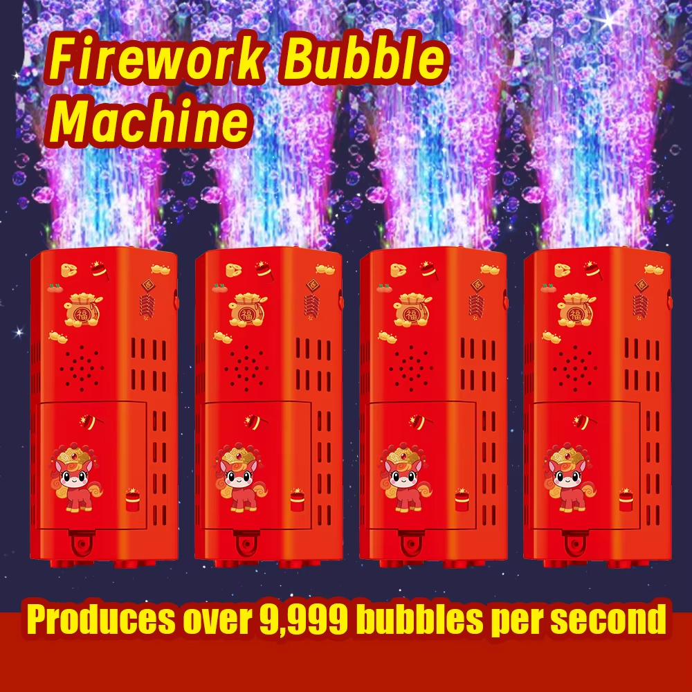 [Local Stock] 2026 New Automatic Firework Bubble Machine Blowing ...