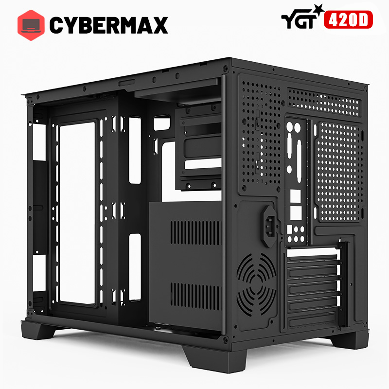 YGT 420D/420B Seaview PC Case With ARGB Lighting Tempered Glass Gaming ...