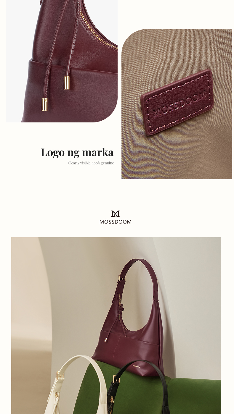 MOSSDOOM Women's Bag Fabia Bag Retro All-match Commuting Shoulder Bag ...