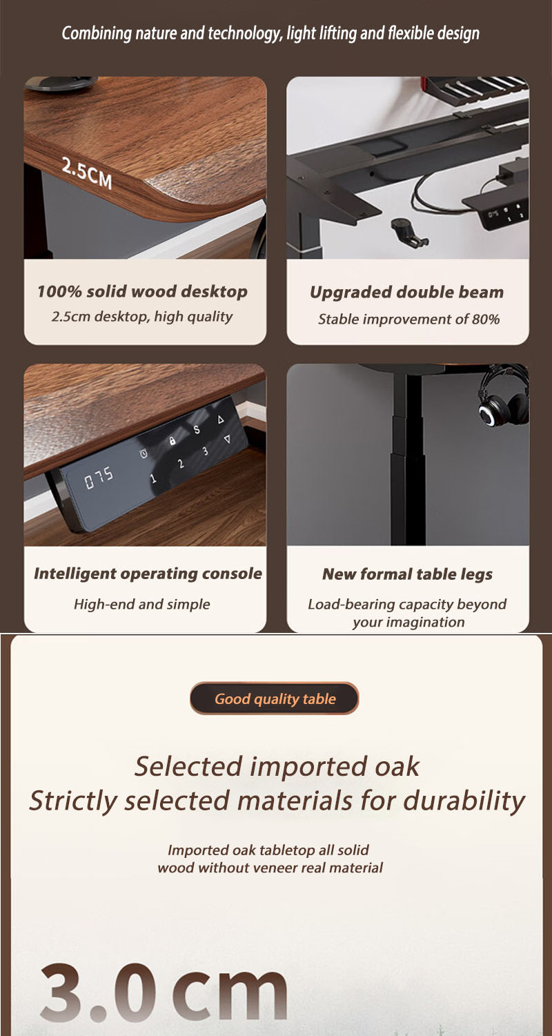 Adjustable Computer Table Hand-cranked Lift Table Standing Laptop Table ...