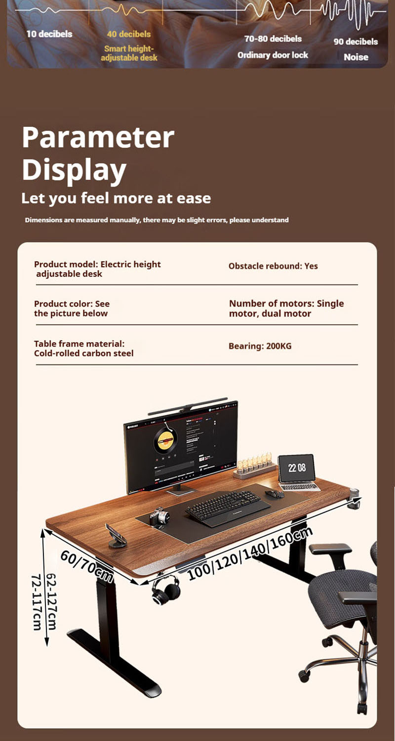 Adjustable Computer Table Hand-cranked Lift Table Standing Laptop Table ...