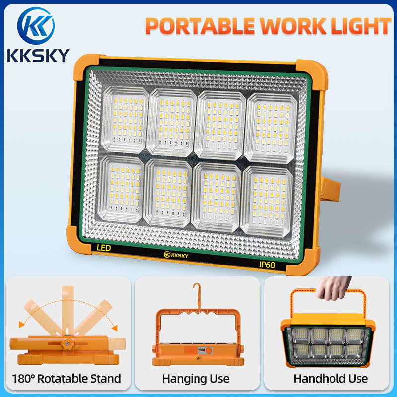 KKSKY 20000W Solar Camping Light Outdoor Waterproof IP68 Heavy Duty ...