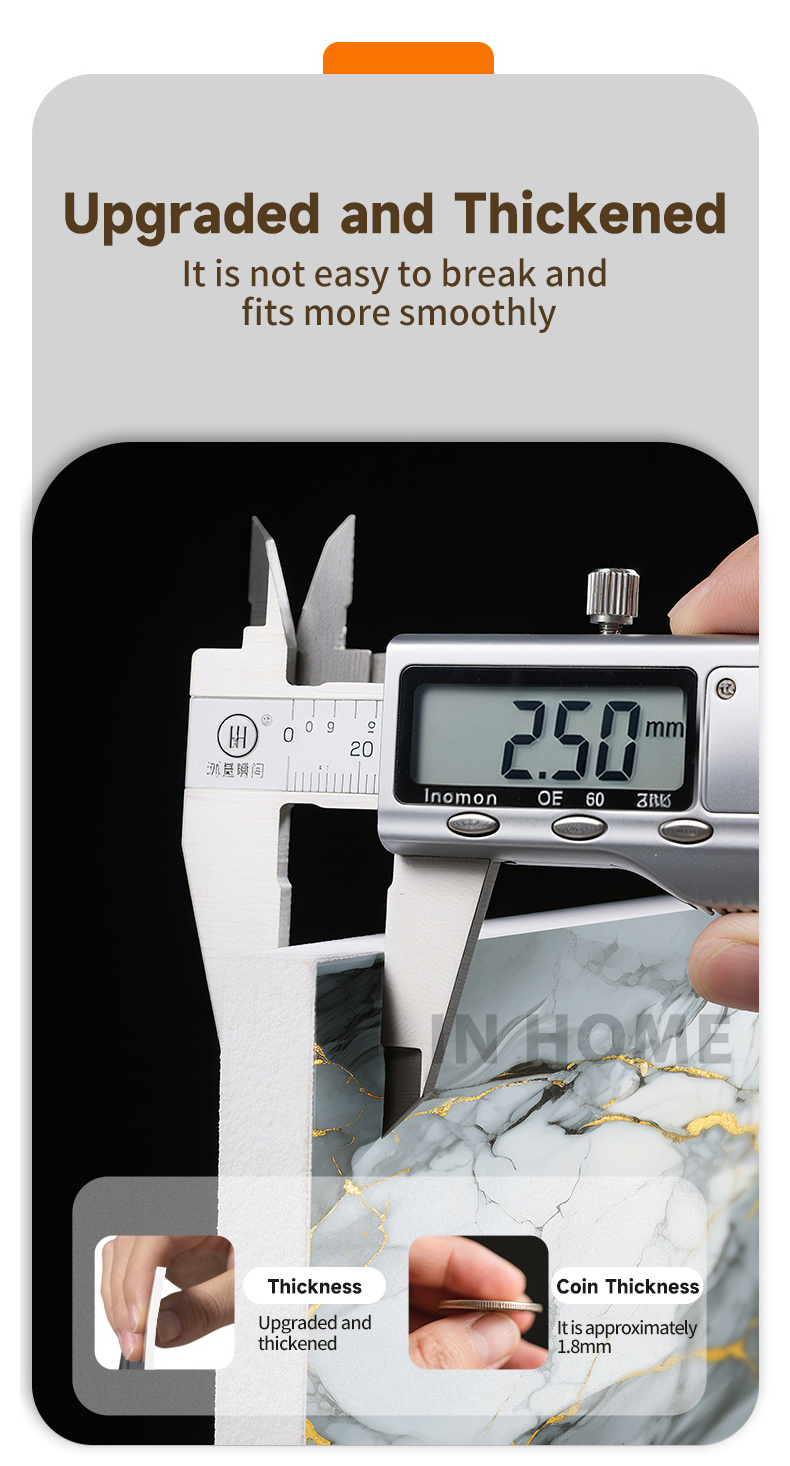 Marble Wall Sticker Wallpaper Roll PVC Waterproof 1.2 x 2.8 Meter ...