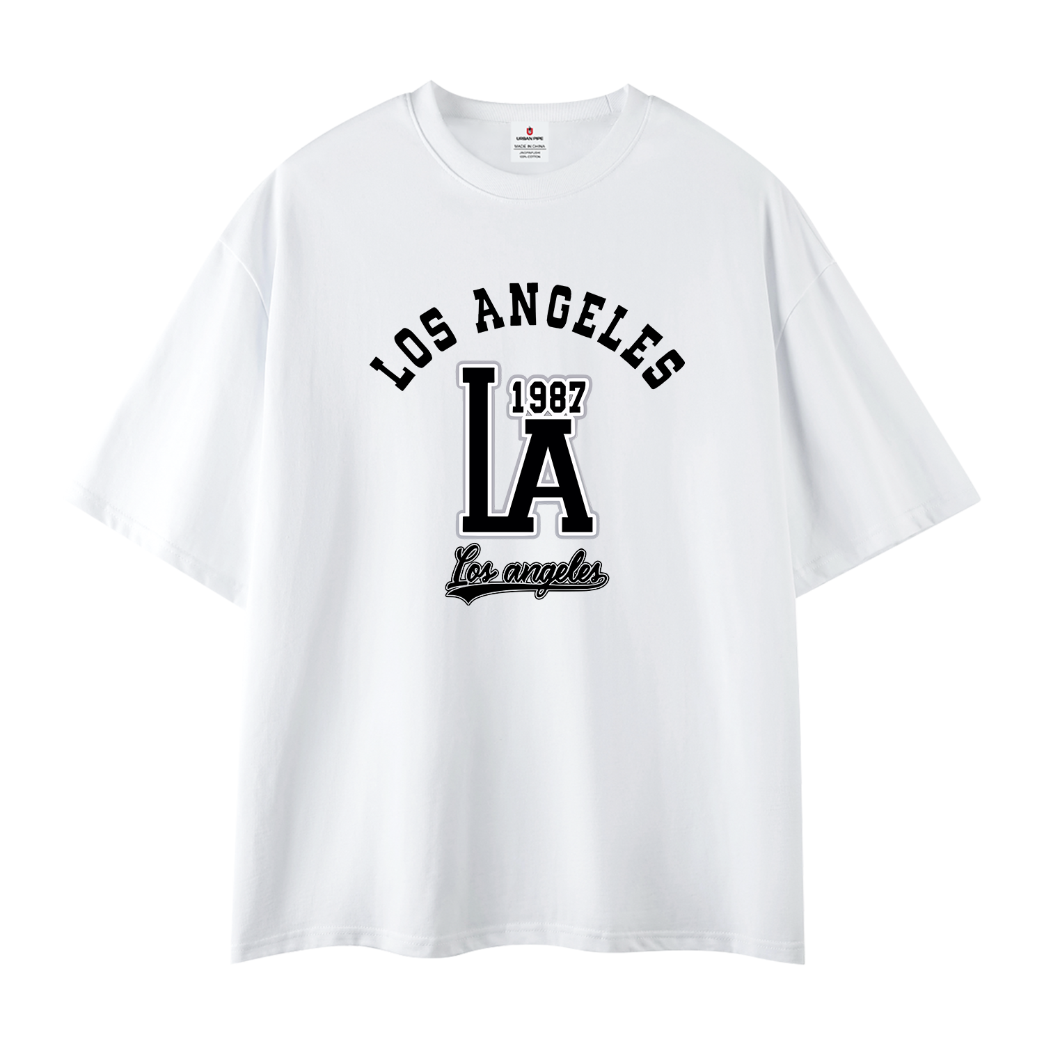 URBAN PIPE Los Angeles Print Cotton Fashion Tshirt For Men Crewneck ...