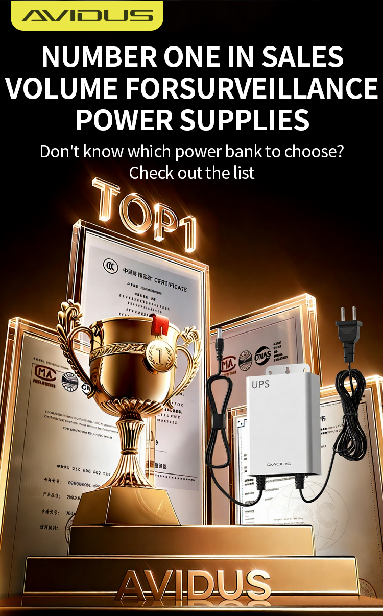 AVIDUS 12V 1.5A True 7800mAh Mini UPS Battery Backup for WiFi Router ...