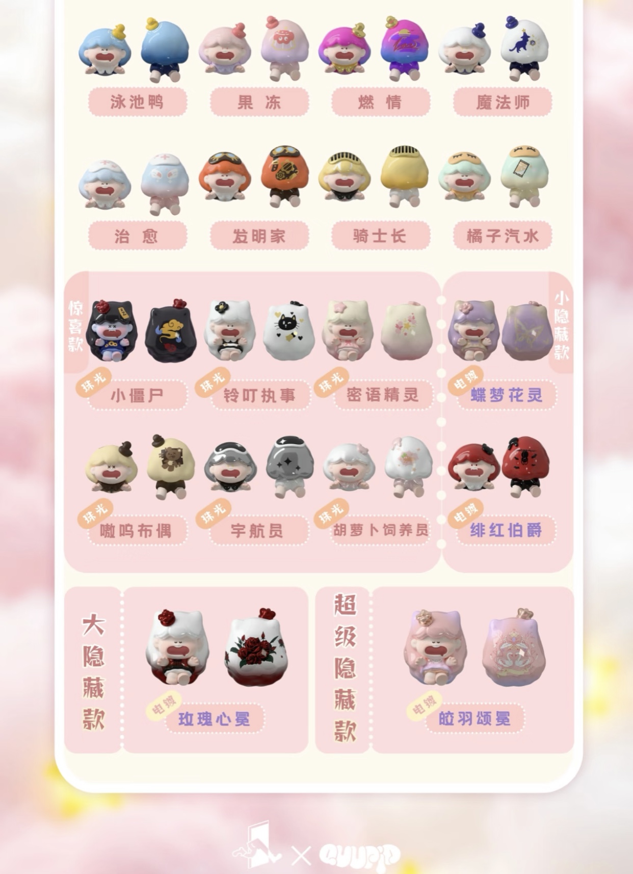 ((Specific Style) Quupid Star Velvet Dream Series Cute Collection Doll ...