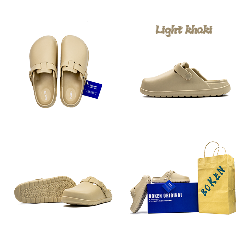 BOKEN EVA Clogs Slippers Sandals Unisex Mules Waterproof House Shoes ...