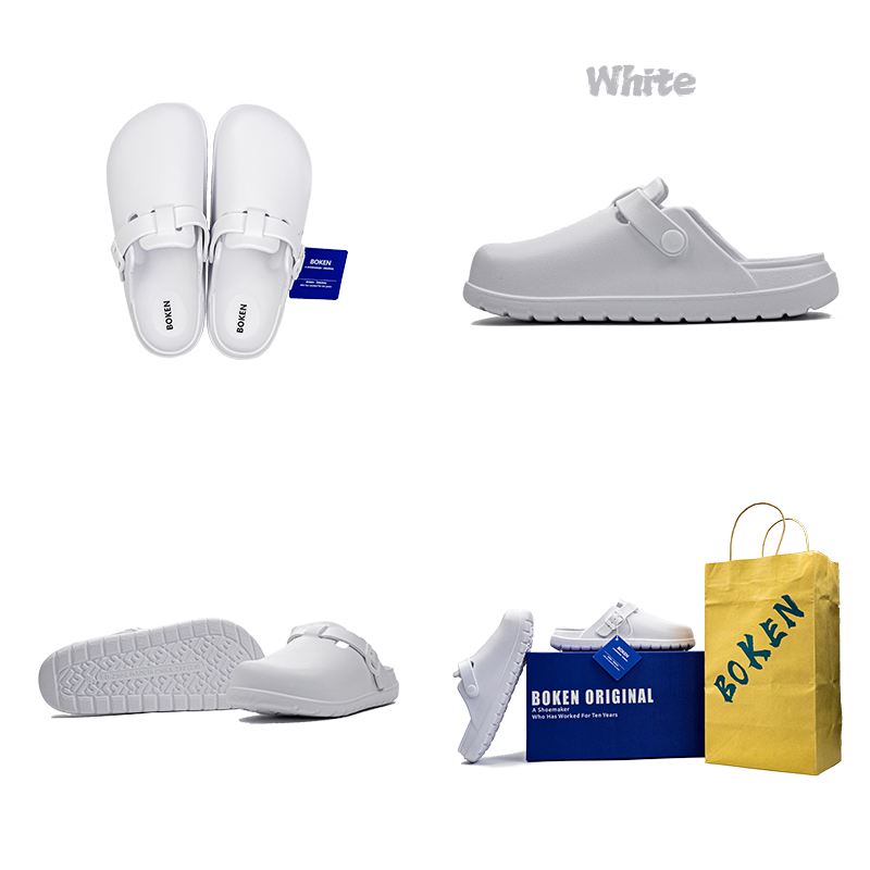 BOKEN EVA Clogs Slippers Sandals Unisex Mules Waterproof House Shoes ...
